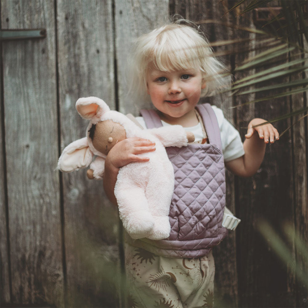 Dinkum Dolls Quilted Carrier - Lavender – Dinkum Dolls UK EU